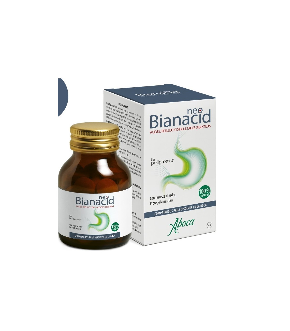 Neobianacid Aboca 45 comprimidos. Farmacia online